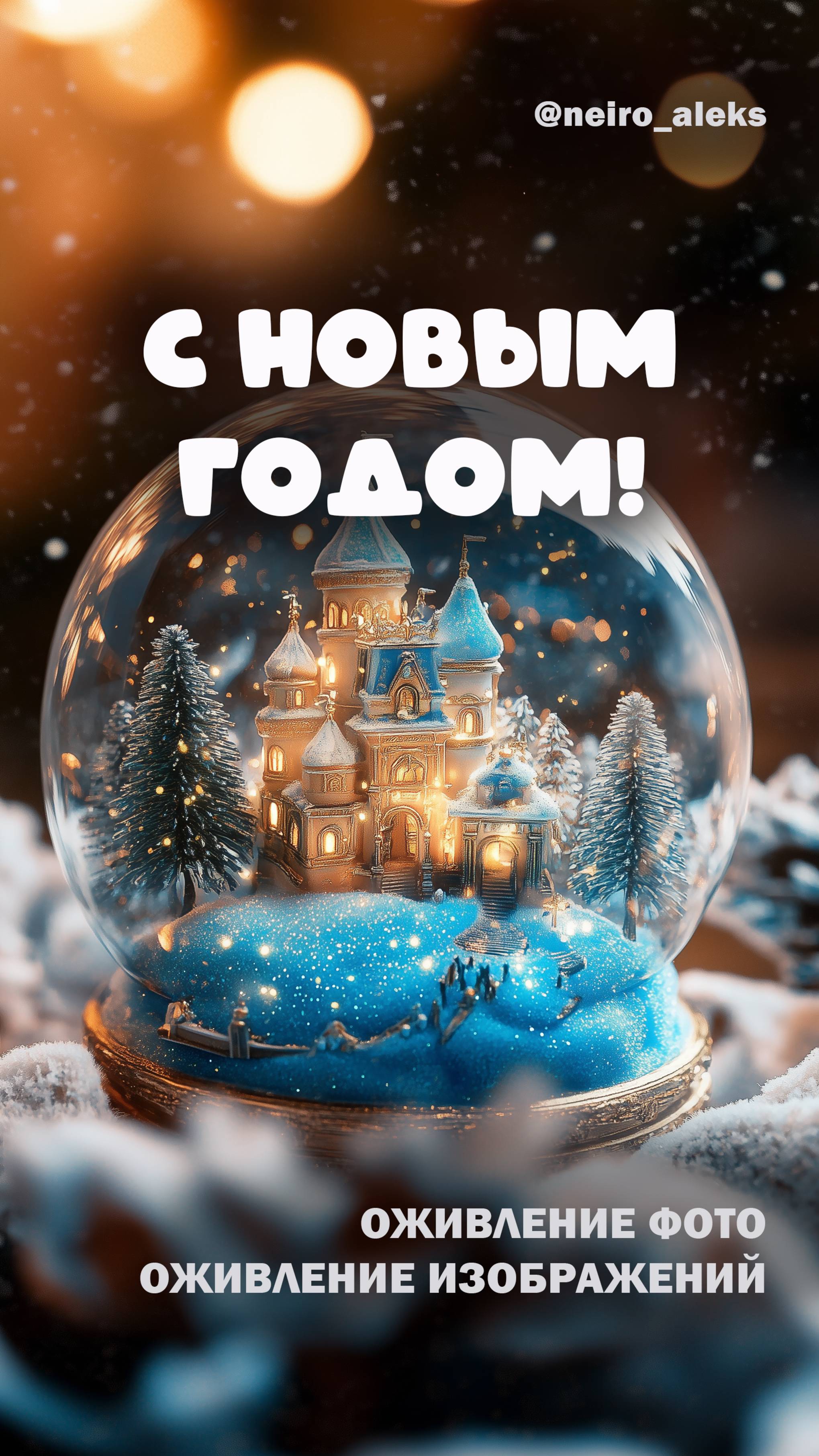 Мечты исполняются. С Новым годом! Нейросеть поздравляет. Видео от нейросети.