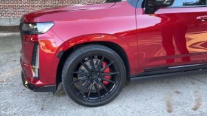 BRAND NEW 2023 ESCALADE V BLACKED OUT, LOWERED SITTING ON 24" VOSSEN WHEELS! FOR SALE!!!