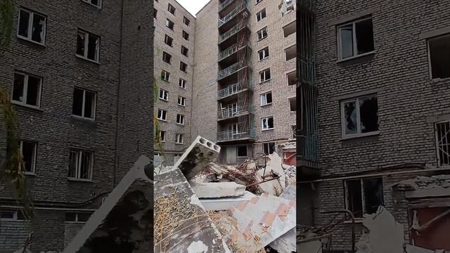 Общежитие студентов, уничтоженное ракетами Himars, 5 декабря 2022 года