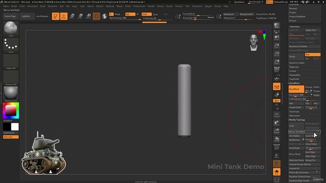 17. Mini Tank Sculpt