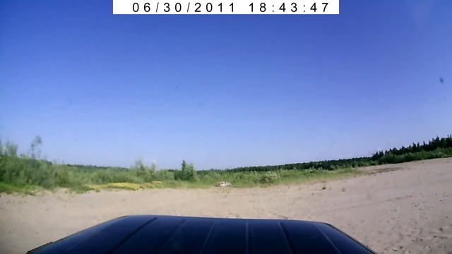 Заезд на песок на УАЗе