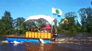 Понтонн на реке Дубна.