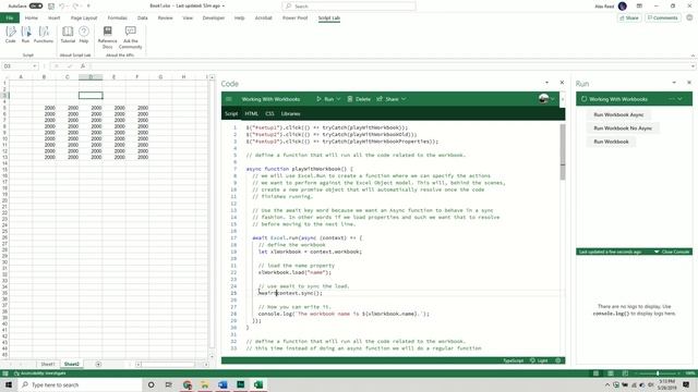 3. Использование методов и свойств объектов в Office JavaScript API