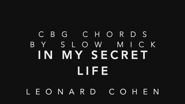 УРОК ДЛЯ SIGAR BOX GUITAR - IN MY SECRET LIFE