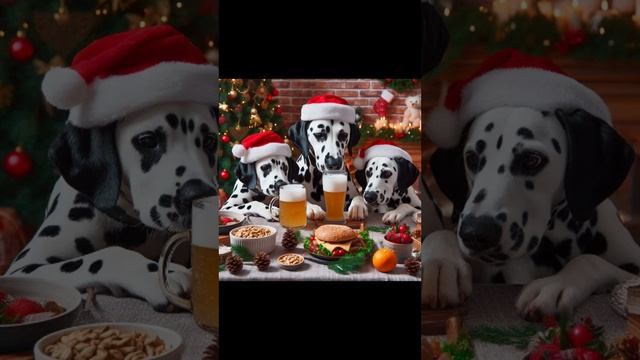 новогодние_далматинцы
