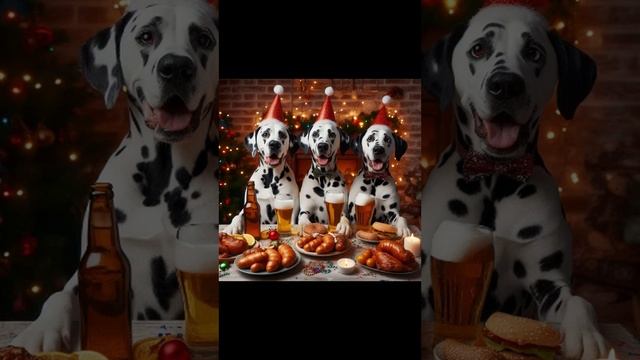 новогодние_далматинцы