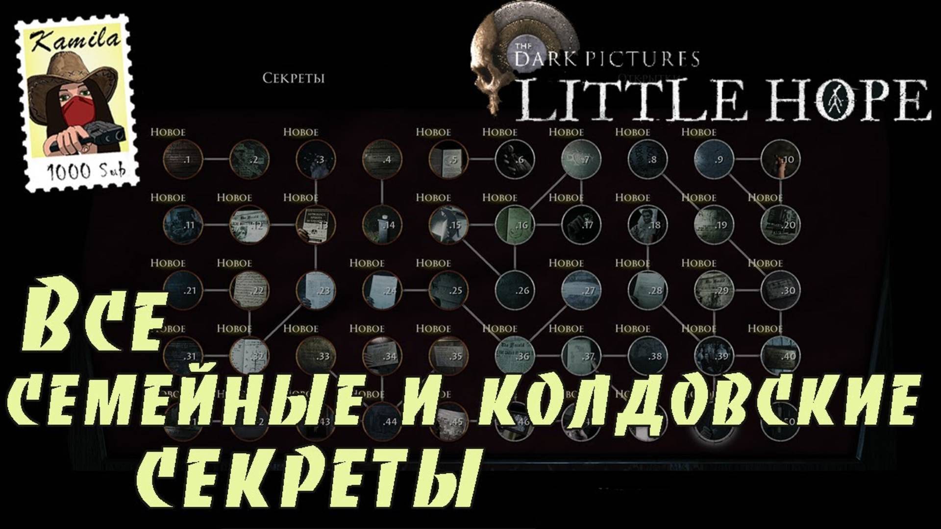 Little Hope. Все семейные и колдовские секреты (Kamila, PS4🎮)