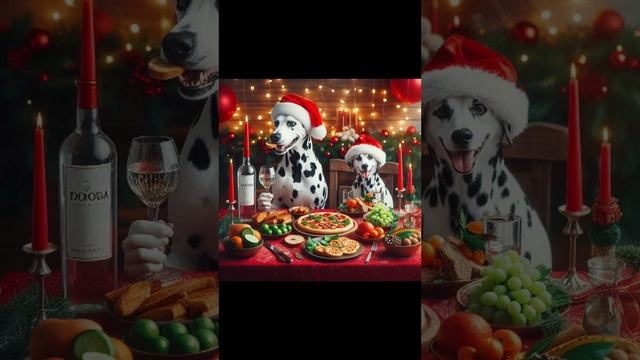 новогодние_далматинцы