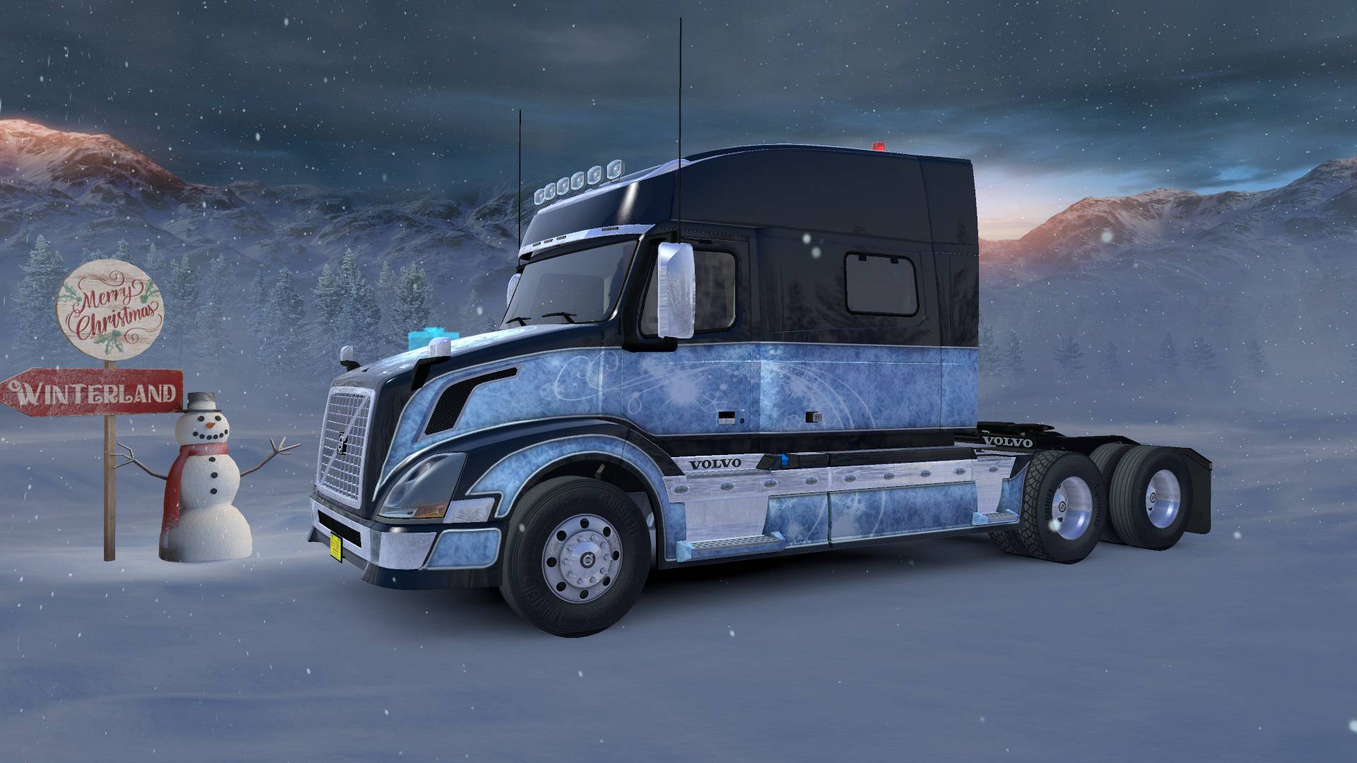 151 / ATS V1.53 / Новогодний ивент / VOLVO VNL