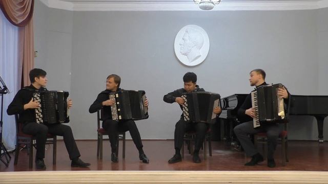 Ф. Мендельсон "Рондо каприччиозо" Играет квартет баянистов - студентов НГК им. М.И. Глинки