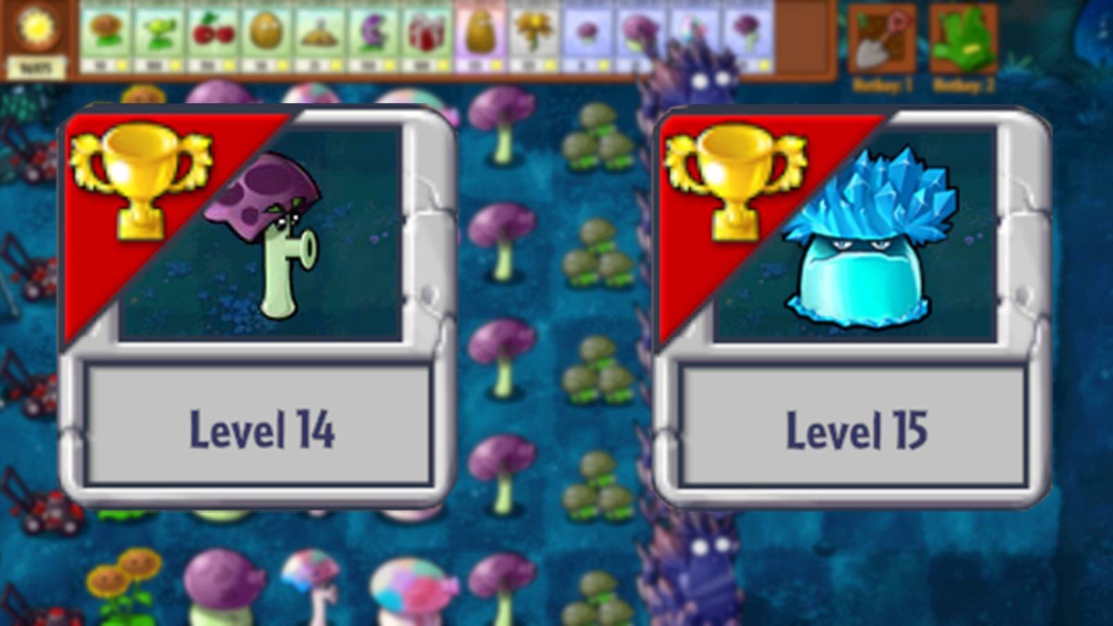 Играю в pvz fusion level 14-15