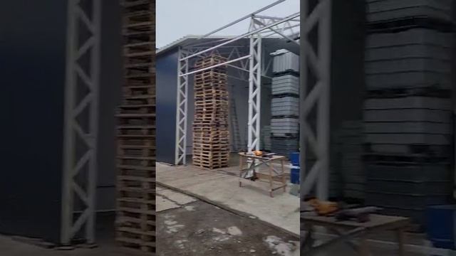Ангар прямостенный 12х12. Сварга.рф