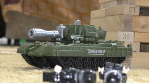 Военная база сделанная из блоков