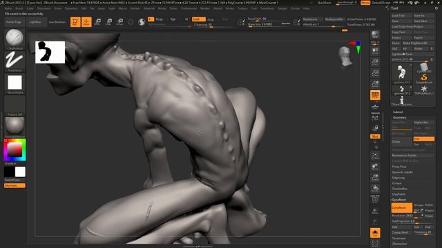 006 Zbrush для начинающих ｜ Основы моделирования Gollum