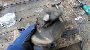 Самодельный минитрактор классика 4х4 .Узел качания