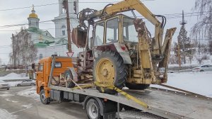Работа на эвакуаторе. Новогодний переполох.