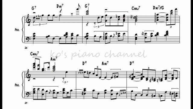 Stardust · Beegie Adair piano solo transcription
