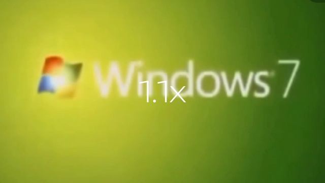 Анимация Windows 7 на разных скоростях