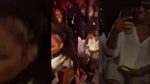 Doja Cat dancing with Teyana Taylor at her VMAs after party
