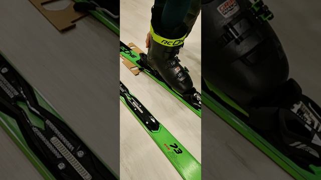 Установка\настройка креплений на горных лыжах "Fischer_RC One 73"