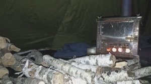Наслаждение зимним лесом. Звуки природы, хруст снега, треск горящей печи. Лесной АСМР
