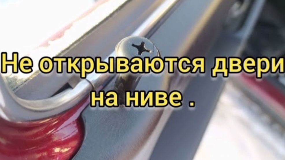 Замерзают двери на Ниве, не опускается и не поднимается кнопка двери.