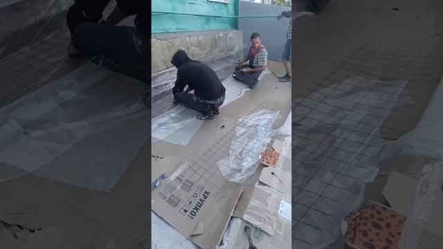 подготовка к заливки отмостки