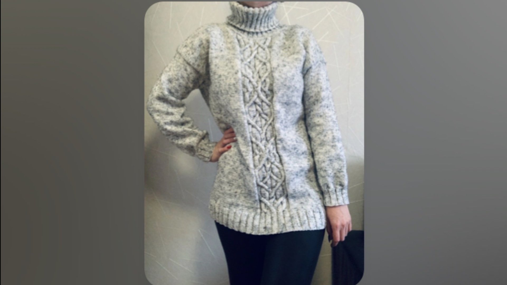 Теплый свитер спицами. Зима. Часть 3