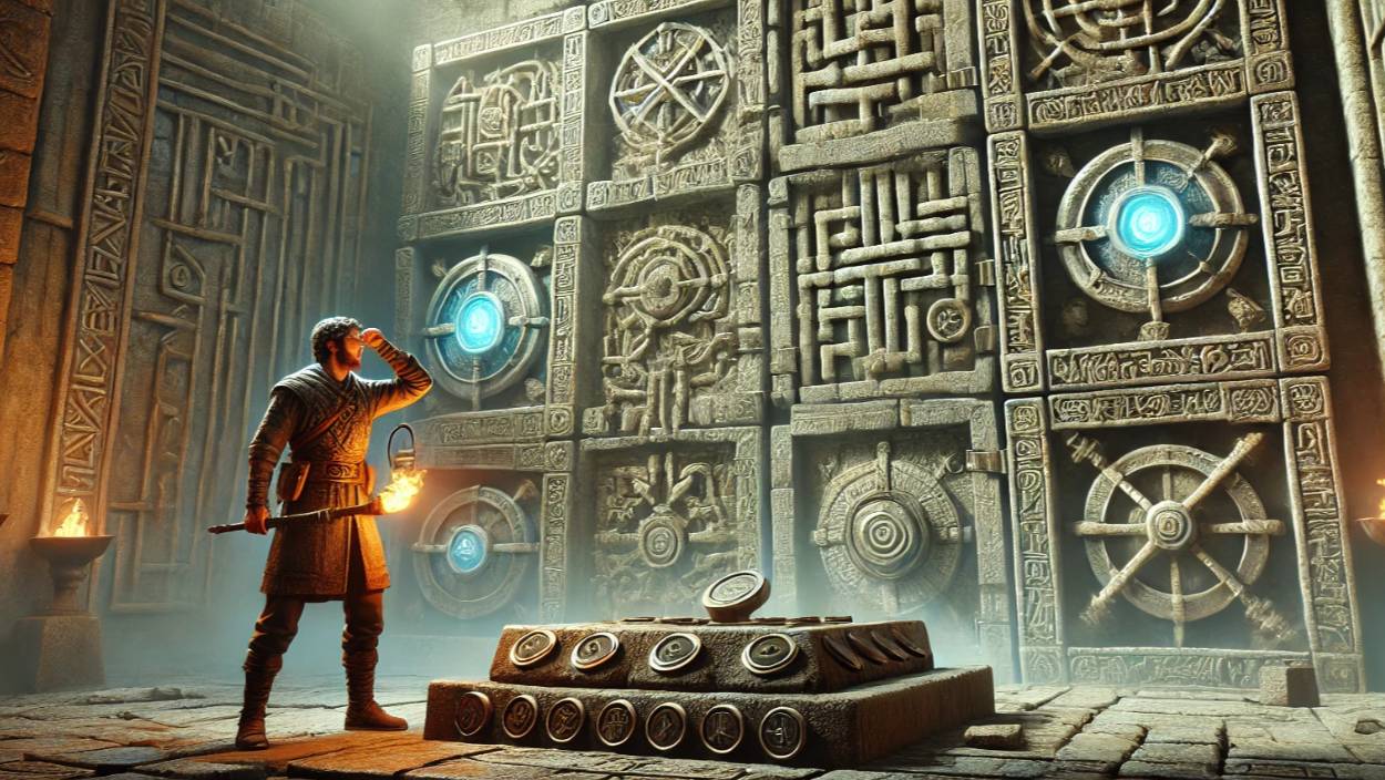Загадка с дверями, 4 этаж, испытание сехем пое2 / Trial of Sekhemas, 4 floor, doors riddle poe2