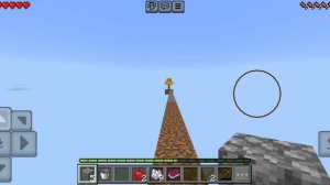 я играю на Скай лаки блоке в Майнкрафте!!!1