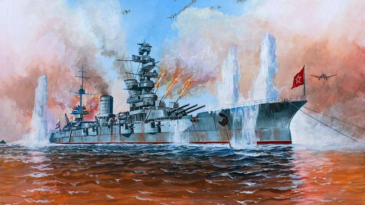 Линейный корабль "Марат" (1/350) Обзор от 27.01.2021