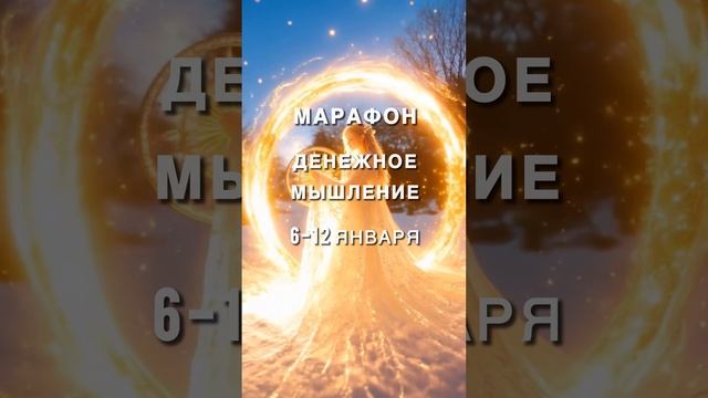 Марафон «Денежное мышление» 6-12 января в школе «Созвездие»