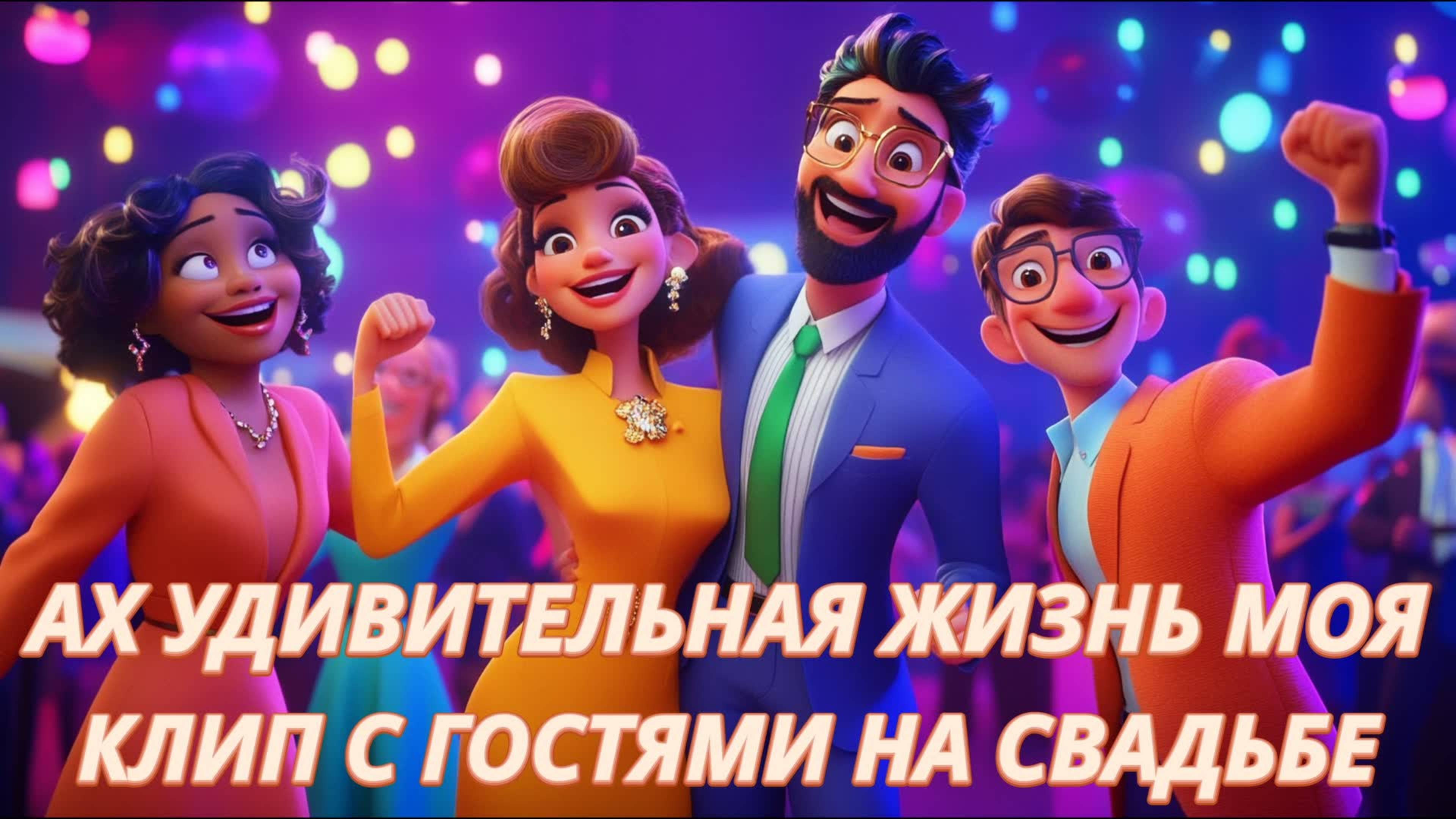 Потап и Настя Каменских - Ах, удивительная жизнь моя | Свадебный клип с гостями