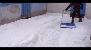 СУПЕР СКРЕБОК ДЛЯ СНЕГА НА ПОЛОЗЬЯХ