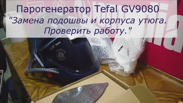 Замена подошвы и корпуса парогенератора Tefal  GV9080 в Санкт-Петербурге (СПб) и Ленинградской обл.