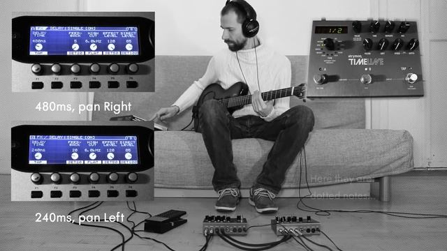 Ambient Guitar Tutorial: Two Stacking Delays dotted – Strymon Timeline, Roland VG 99