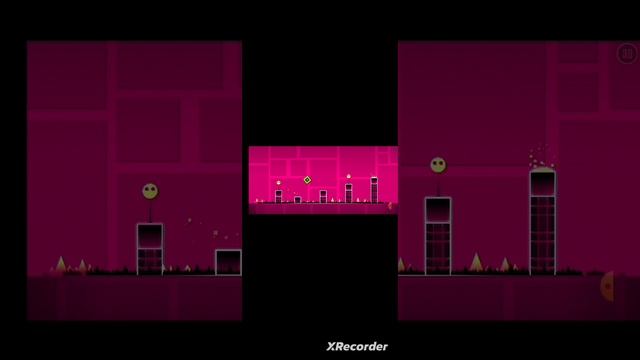 Прохожу первый уровень геометри Даш (ЛАЙТ)