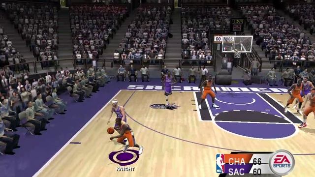 NBA LIVE 2005: Charlotte Bobcats 145, Sacramento Kings 91