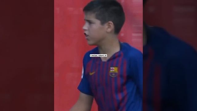 Пау Кубарси зажигал будучи юным футболистом 🔥