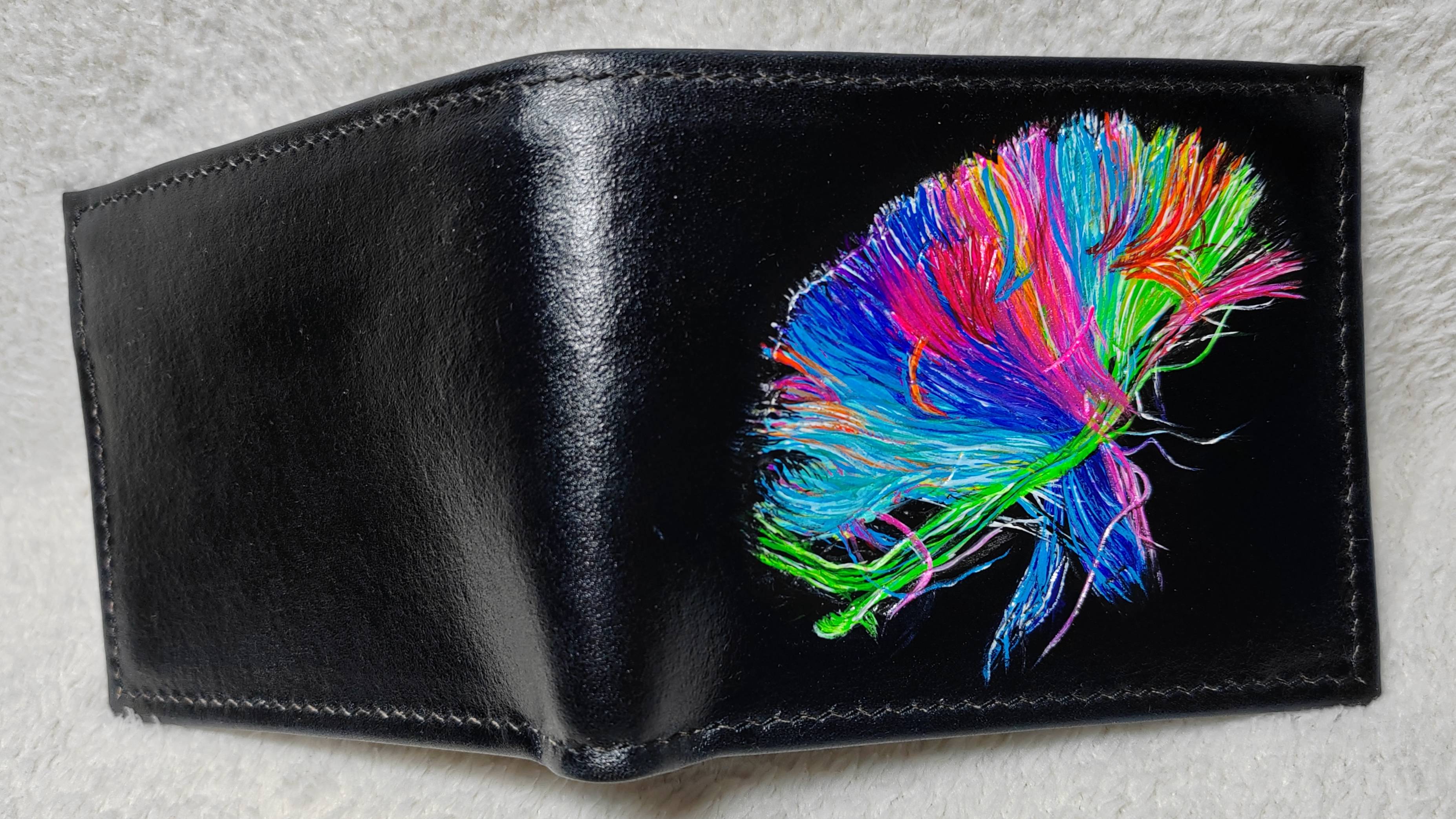 Кошелёк мужской. Изделия из кожи. СКСтиль. Видео обзор: обложка с альбома Second Law группы Muse.