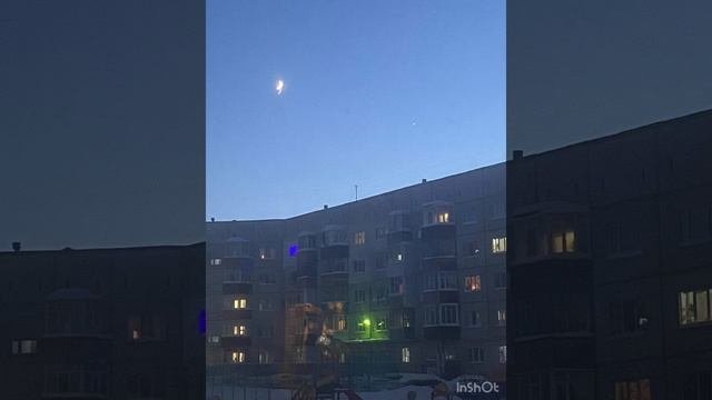 🍿 Сближение луны и Венеры в Сургуте сейчас #сургут #луна #венеры