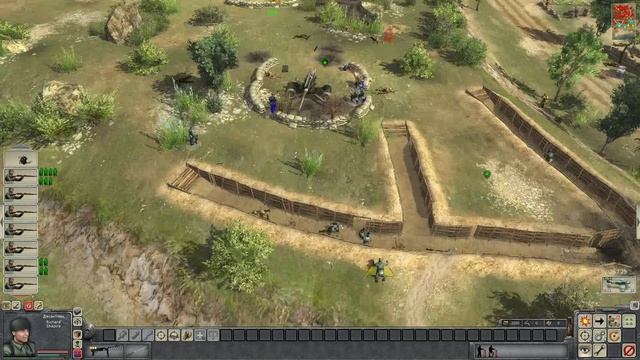 В тылу врага 2: братья по оружию/Men of War компания за Германию миссия "Меркурий"