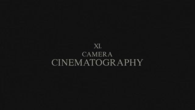 11.Camera Cinematography
