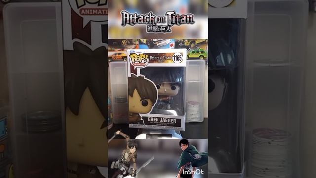 ✅ FUNKO POP EREN JAEGER #1168 ATTACK ON TITAN -SHINGEKI NO KIOYIN 🔥