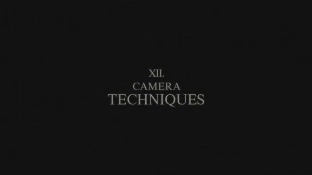 12.Camera Techniques
