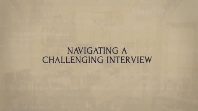16.Case Study Navigating a Challenging Interview