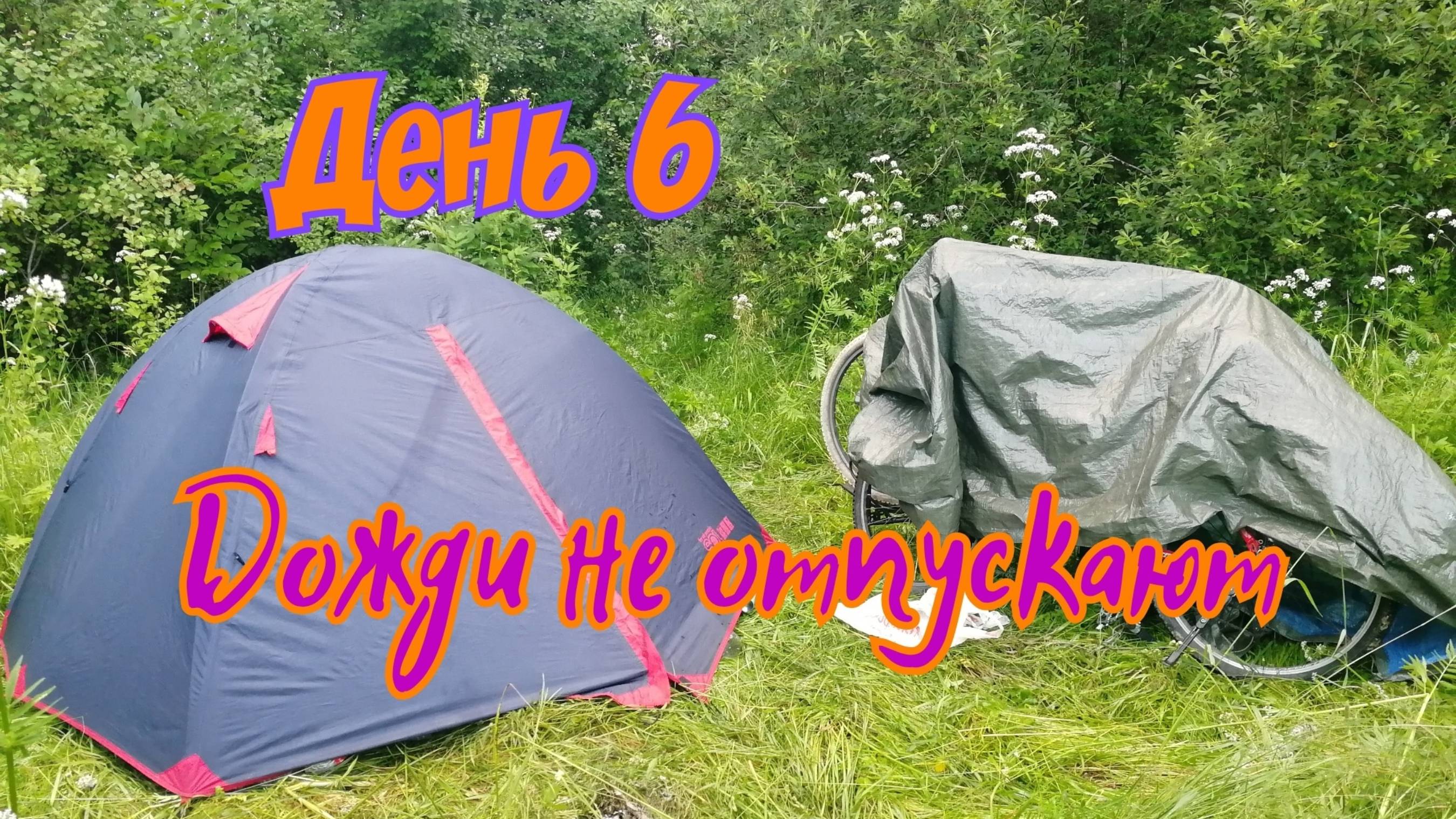 День 6. Катим в Беларусь 🇧🇾 🇷🇺 🚴_♀️. Снова дожди 🌧️
