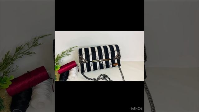 Сумочка на пластиковой основе, окончательный результат 👍#красота #сумкасвоимируками #рукоделие