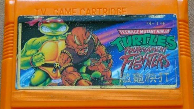 файтинг на ДЕНДИ-8 бит.ЧЕРЕПАШКИ НИНДЗЯ-4.2024г