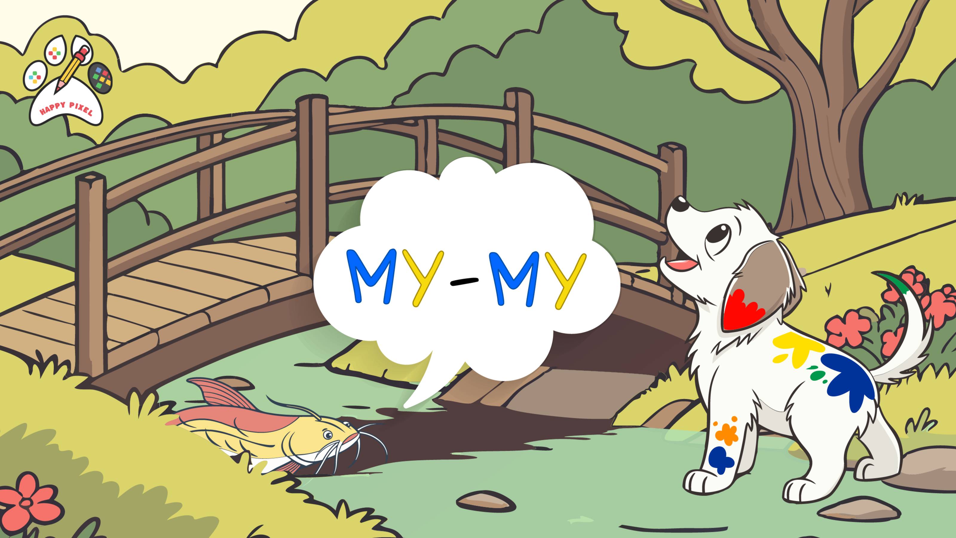 С, О, М! Приключение на воде и обучение слогам с Пикселем